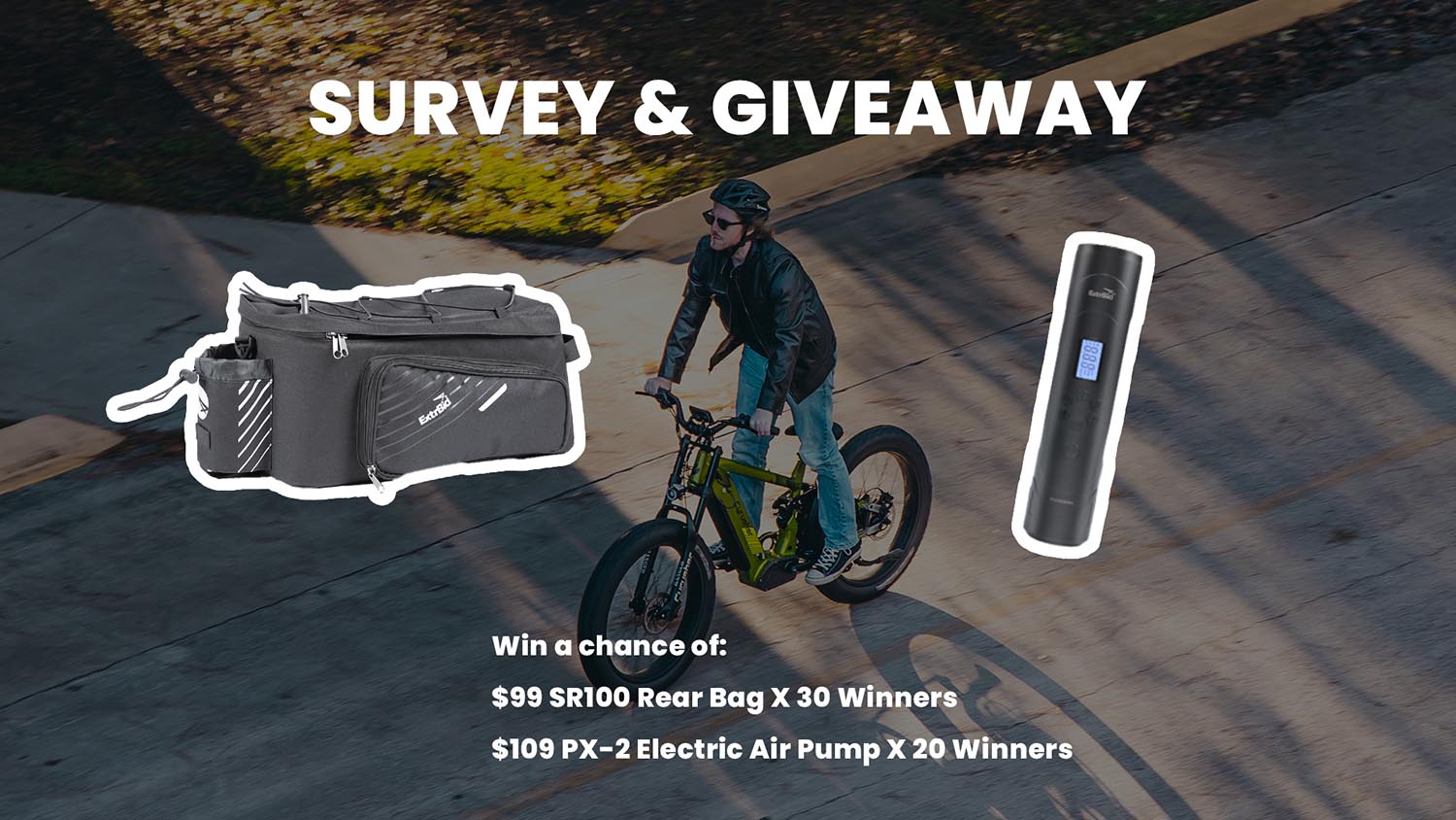 Share your E-bike experience and win an E-bike accessory bundle ...
